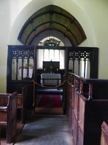 Culbone Chapel on Exmoor, interior | Celtic Glory